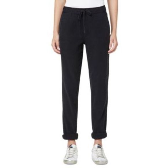 Hudson Jeans | Pants & Jumpsuits | Rollcuff Drawstring Pants In Black ...